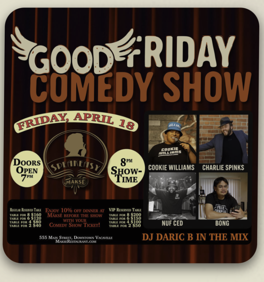 Good Friday Comedy Show - Friday, April 18 | Visit Vacaville